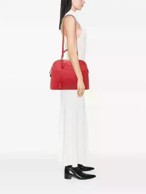 Hermès Courchevel Bolide 37 Satchel - Red