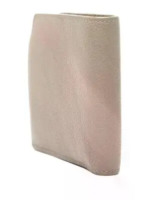 Saint Laurent 2023 Grained Leather Tiny Cassandre Bifold Wallet Small Wallets