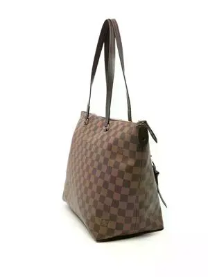 LOUIS VUITTON Damier Ebene Iena Pm Tote Bag - Brown