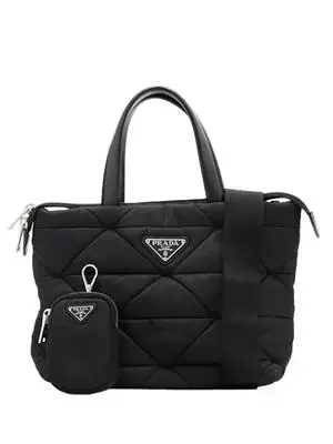 Prada Quilted Re-nylon Padded Satchel