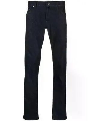 Jacob Cohen Embroidered Logo Straight-leg Jeans