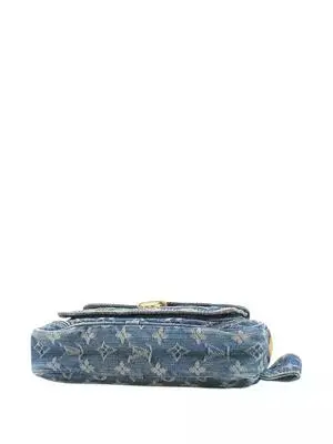 LOUIS VUITTON Monogram Denim Bum Bag Belt Bag - Blue