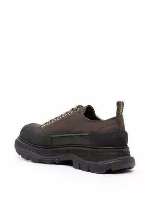 Alexander McQueen Tread Slick Lace-up Sneakers - Green