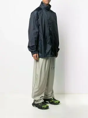 Balenciaga Multi Language Logo Rain Jacket