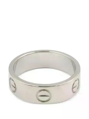Cartier Love Ring In 18k White Gold - Silver
