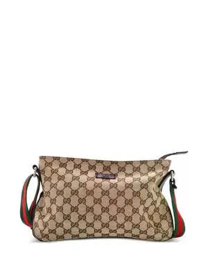 Gucci Gg Canvas Messenger Bag - Brown