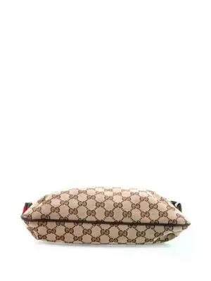 Gucci Gg Canvas Messenger Bag - Brown