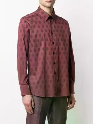 BILLIONAIRE Printed Button-up Shirt