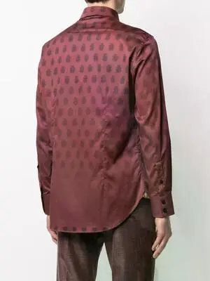 BILLIONAIRE Printed Button-up Shirt