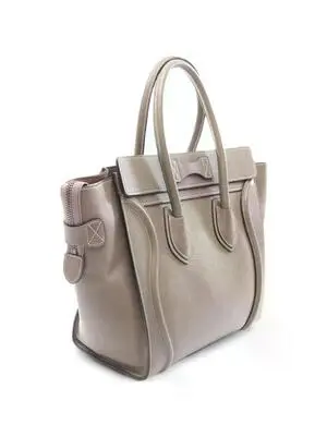 Celine Micro Luggage Tote Bag - Grey