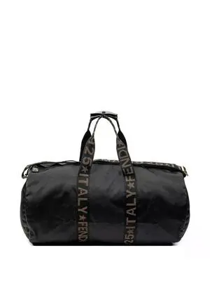 Fendi Logo-tape Duffle Bag