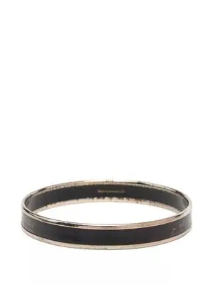 Hermès 20th Century Narrow Caleche Enamel Bracelet