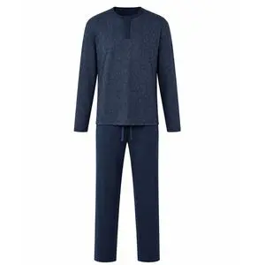 ZD ZERO DEFECTS Long Modal Pyjamas Luxury Navy - Blue