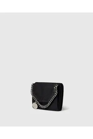 Stella McCartney Falabella Tri-fold Wallet - Black