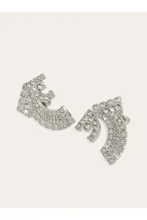 FERRAGAMO Deconstructed Gancio Stud Earrings