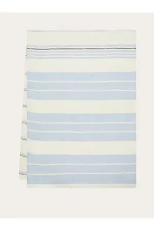 FERRAGAMO Check Stole - Denim