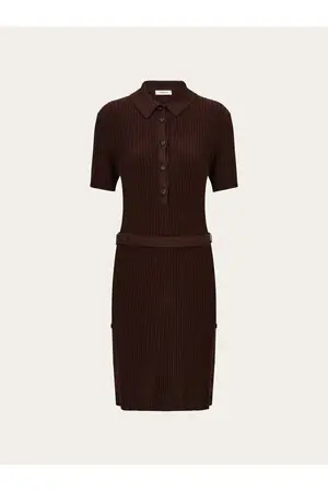 FERRAGAMO Knitted Polo Dress