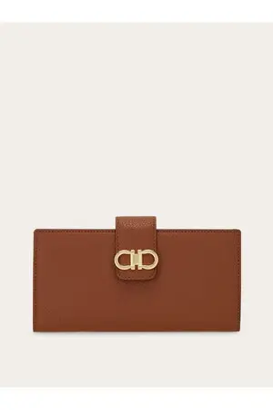 FERRAGAMO Continental Wallet - Red