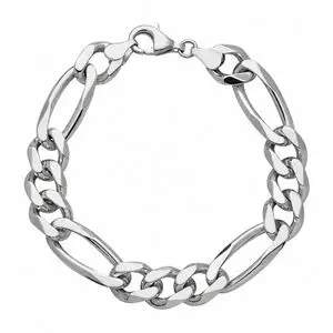 BELINDA JEWELZ Sterling Figaro Link Bracelet
