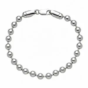 BELINDA JEWELZ Sterling Ball Link Bracelet - Silver