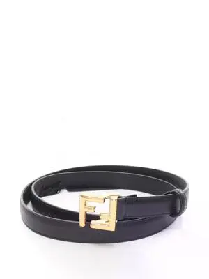 Fendi Ff Logo Belt - Black