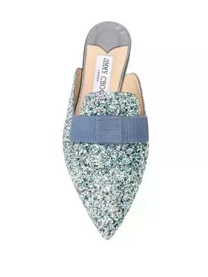 JIMMY CHOO Galaxy Flat Mules