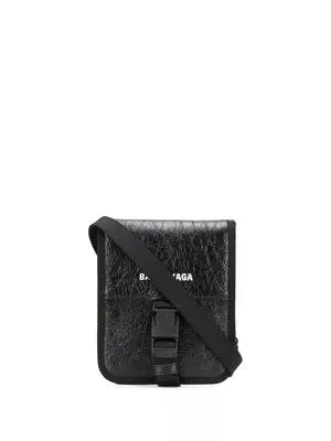 Balenciaga Bi-fold Pouch Bag - Black