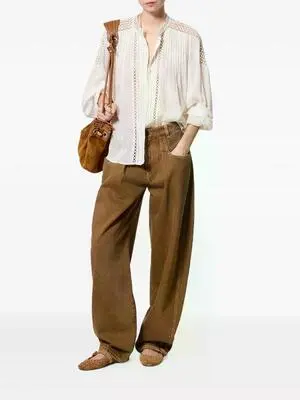 Isabel Marant Étoile Lisha Wide-leg Jeans - Brown
