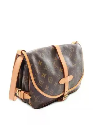 LOUIS VUITTON Monogram Canvas Saumur 30 Bag
