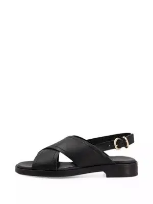 FRAU Crossover Strap Leather Sandals