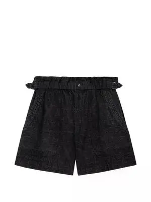 MARANT ETOILE Kisha Broderie Anglaise Shorts - Black