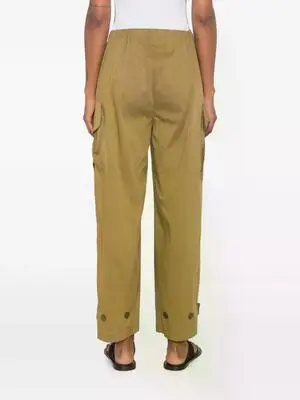 CARLA G. Cargo Pants With Button Tab Detail