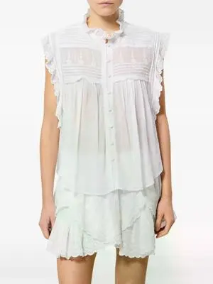 MARANT ETOILE Embroidered Bib Top