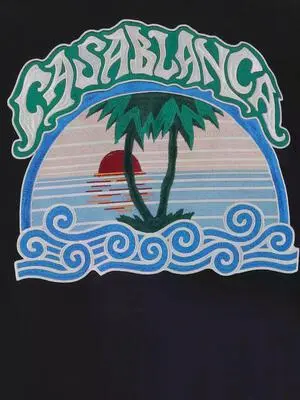 Casablanca Embroidered Cotton Sweatshirt