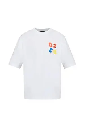 Dsquared2 Upside Down Loose Fit T-shirt - White