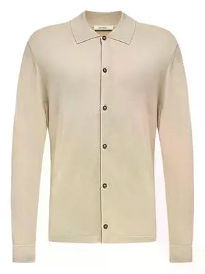 12 STOREEZ Buttoned Silk-cotton Shirt - Neutrals