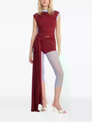 AXEL 113 Tiana Draped Mini Shorts