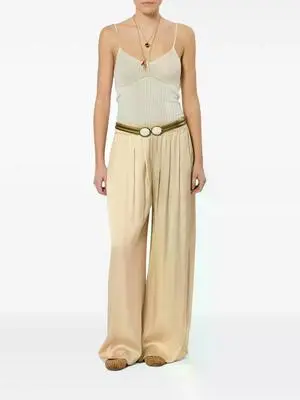 Isabel Marant Étoile Nolia Satin Wide-leg Pants - Neutrals