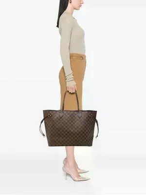 LOUIS VUITTON Damier Ebene Neverfull Gm Tote Bag