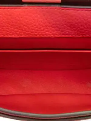 Hermès Taurillon Clemence Mysore Saut 25 Crossbody Bag - Red