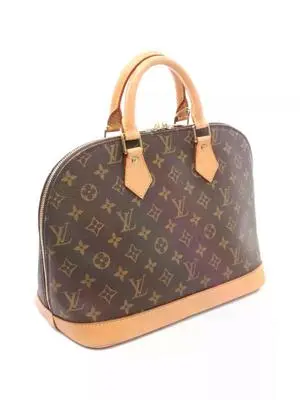 LOUIS VUITTON Alma Pm Epi Leather Tote Bag - Brown