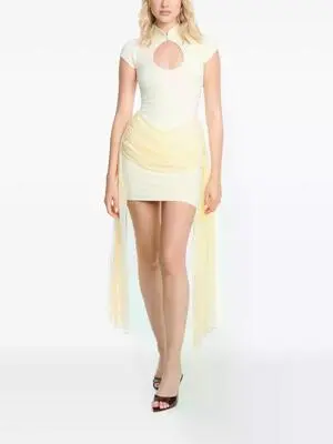 AXEL 113 Khy Cut-out Draped Mini Dress