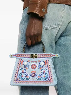 Fendi Peekaboo Iseeu Tote Bag - Blue