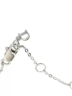 Dior Brass Button Pendant Necklace