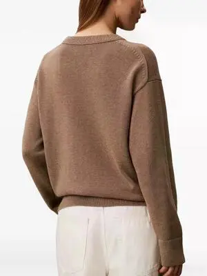 Calvin Klein Logo Intarsia-knit Sweater