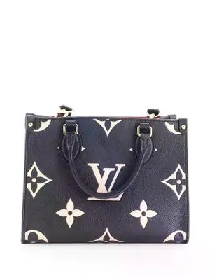 LOUIS VUITTON Onthego Bicolor Monogram Empreinte Giant Pm Tote Bag