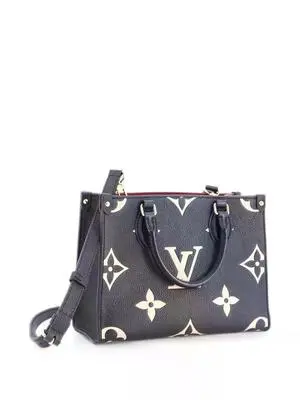 LOUIS VUITTON Onthego Bicolor Monogram Empreinte Giant Pm Tote Bag