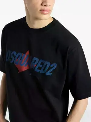 Dsquared2 Logo Loose Fit T-shirt - Black