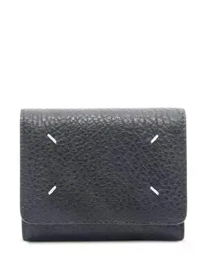 MAISON MARGIELA 2020s Four-stitch Tri-fold Wallet - Black