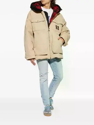 Dsquared2 Hooded Zip-up Jacket